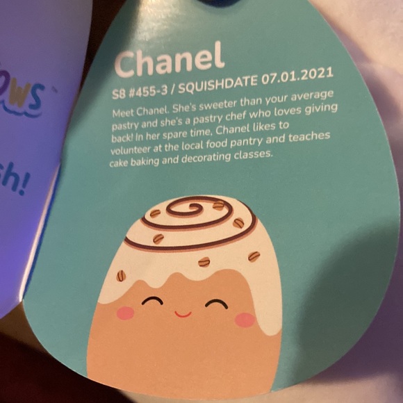 Squishmallows | Toys | Cinnamon Bun Squishmallow Chanel Firm Price ...